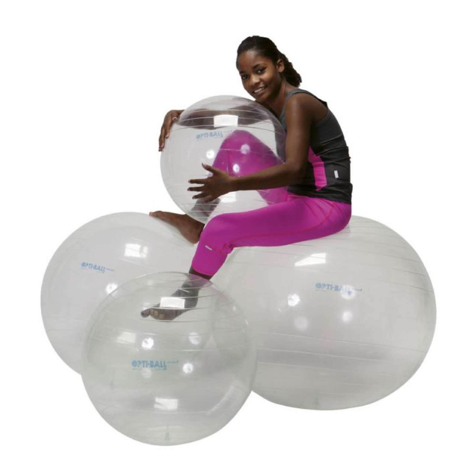Opti Ball Clear Fitball - All Sizes | Access Health