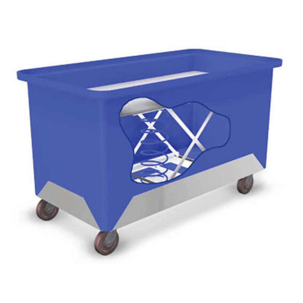 Rising Base Laundry Trolleys | Access Health