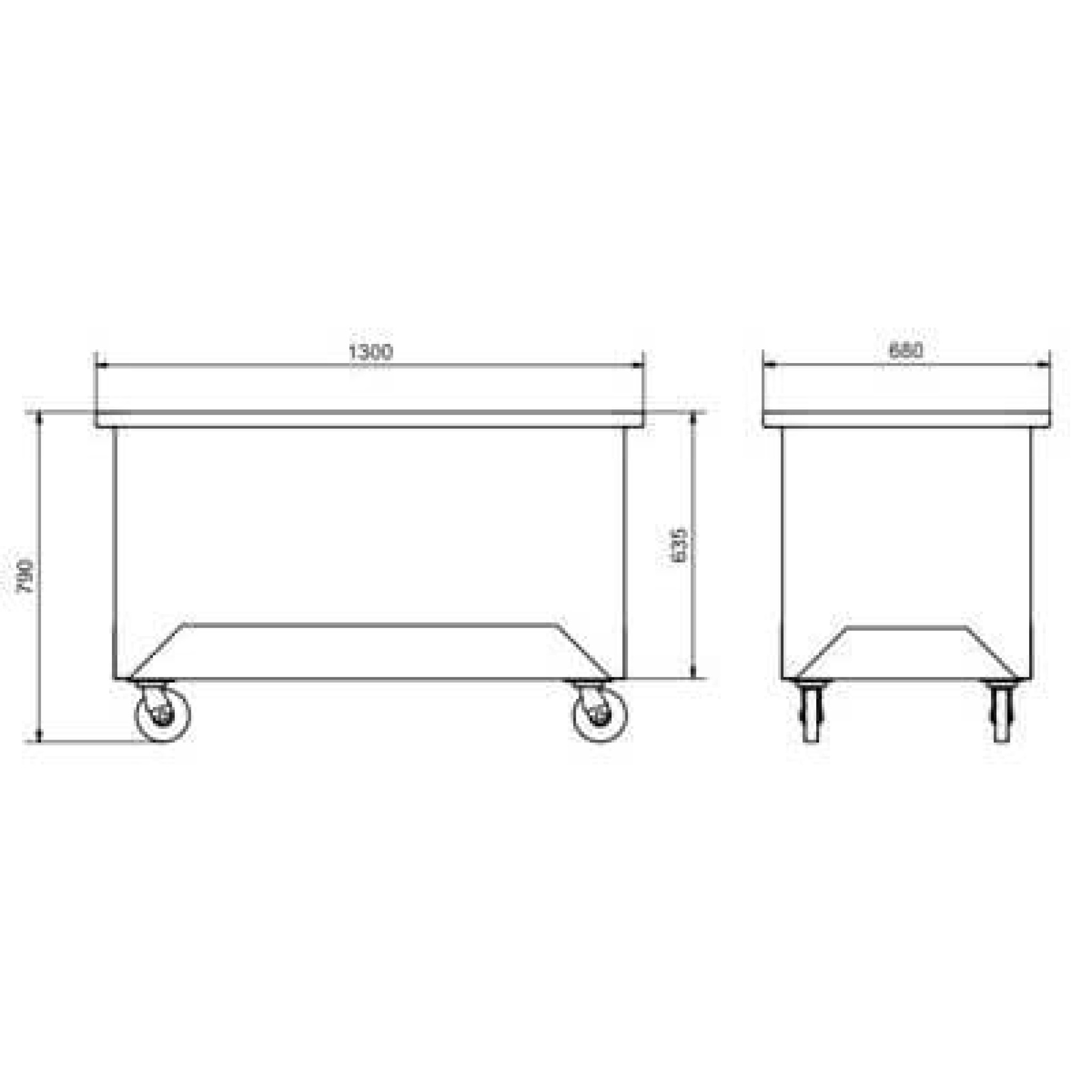 Rising Base Laundry Trolleys | Access Health