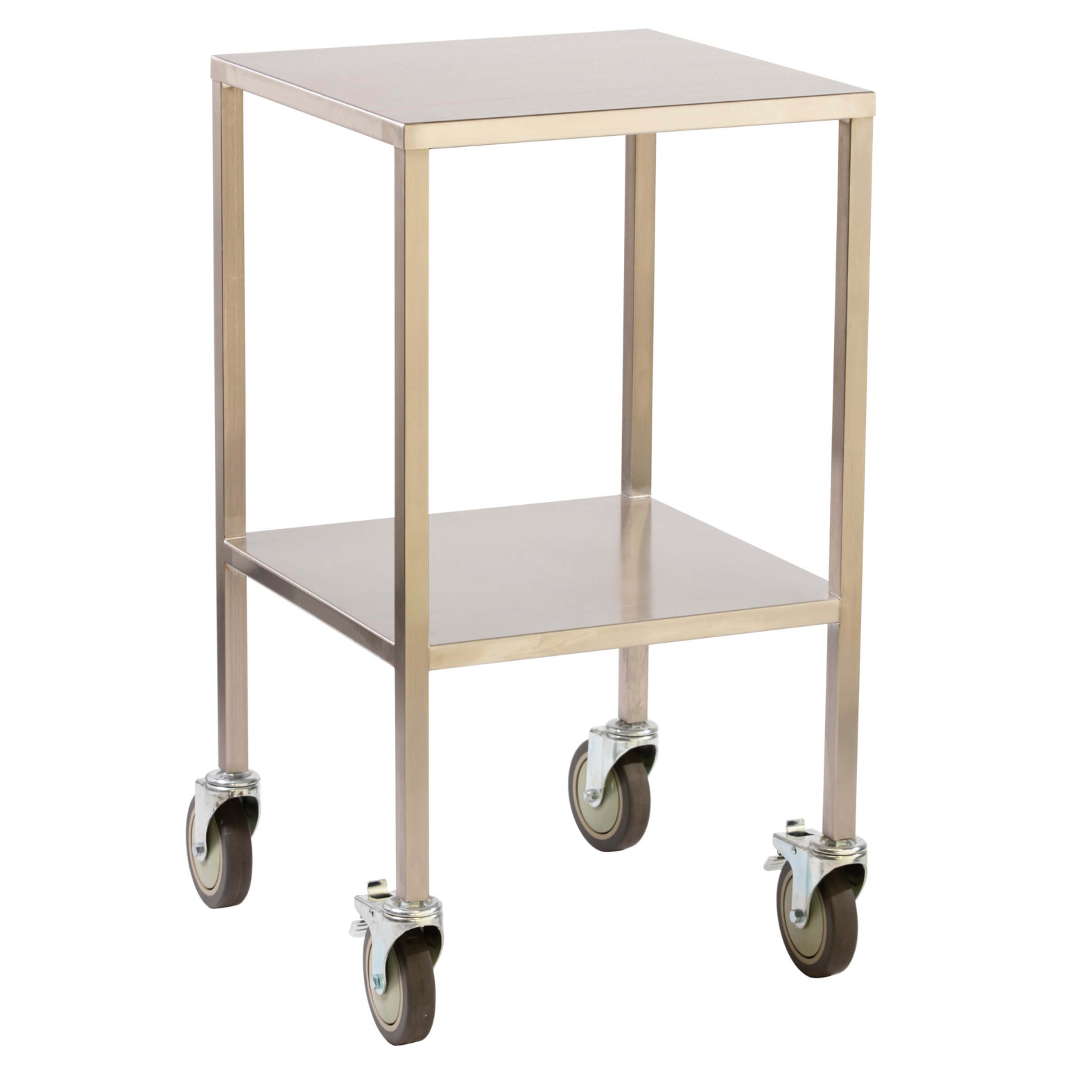 Stainless Steel Flat Trolleys - All Sizes (2 Shelf, No Rails) | Access ...