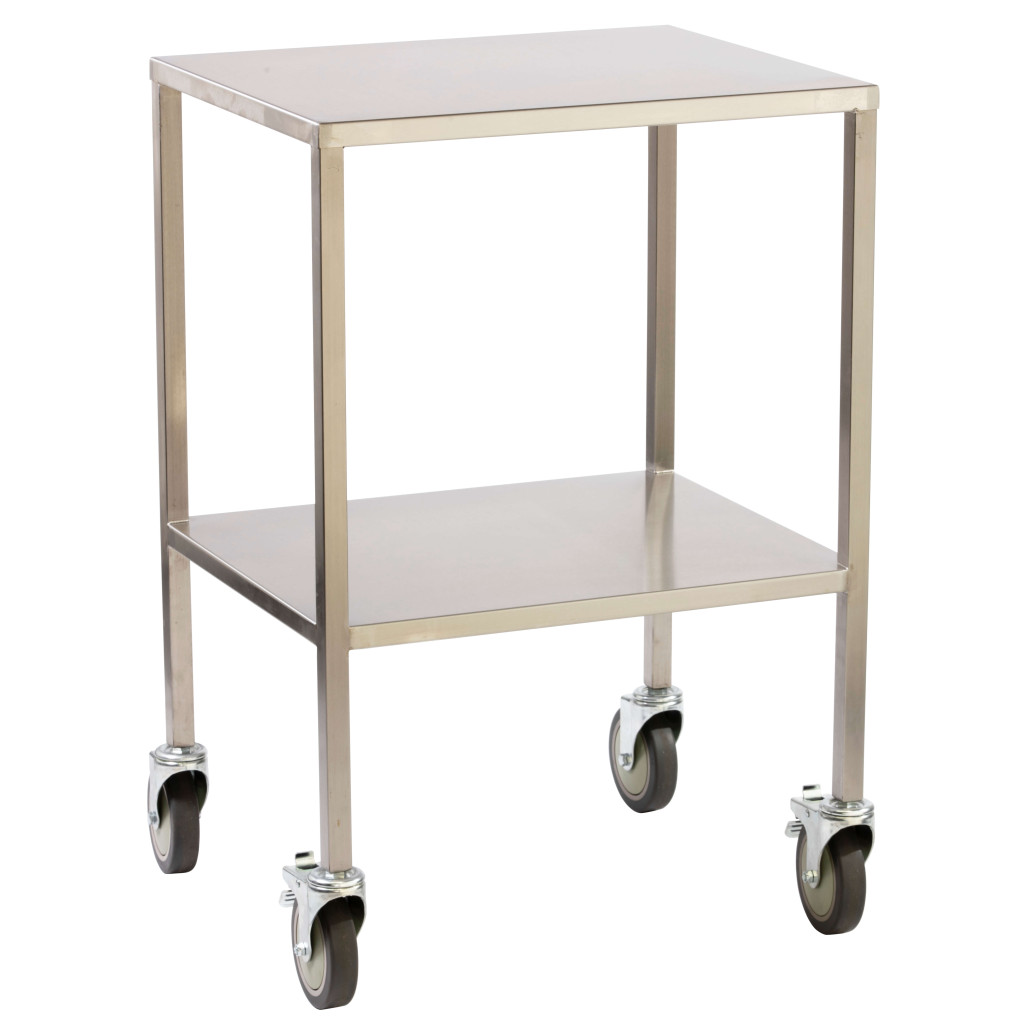 Stainless Steel Flat Trolleys - All Sizes (2 Shelf, No Rails) | Access ...