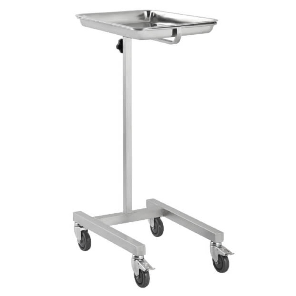 Stainless Steel Mayo Tables - Height adjustable with removable Tray ...