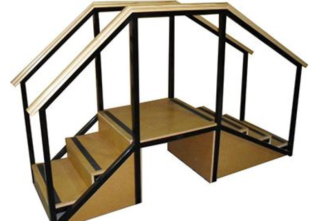 Access Rehab Straight Stairs with Timber Handrails - Customised ...