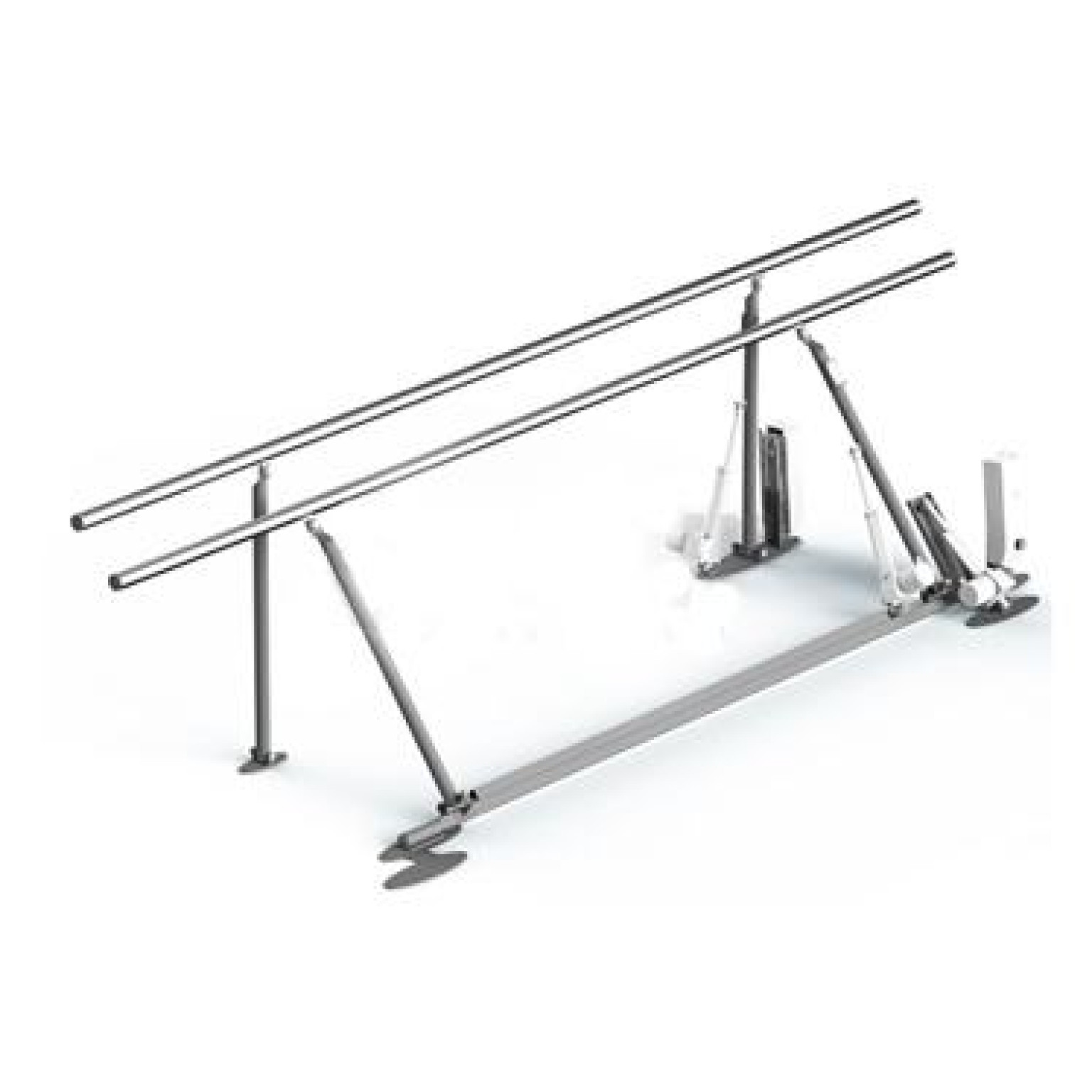 Access Ballet Rail - Fixed Base with Adjustable Height Timber Handrail ...