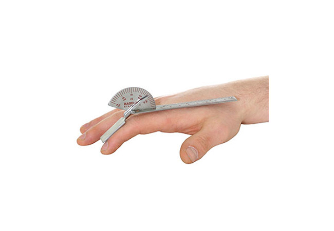 Baseline Stainless Steel finger goniometer – 15cm (6 Inch) | Access Health