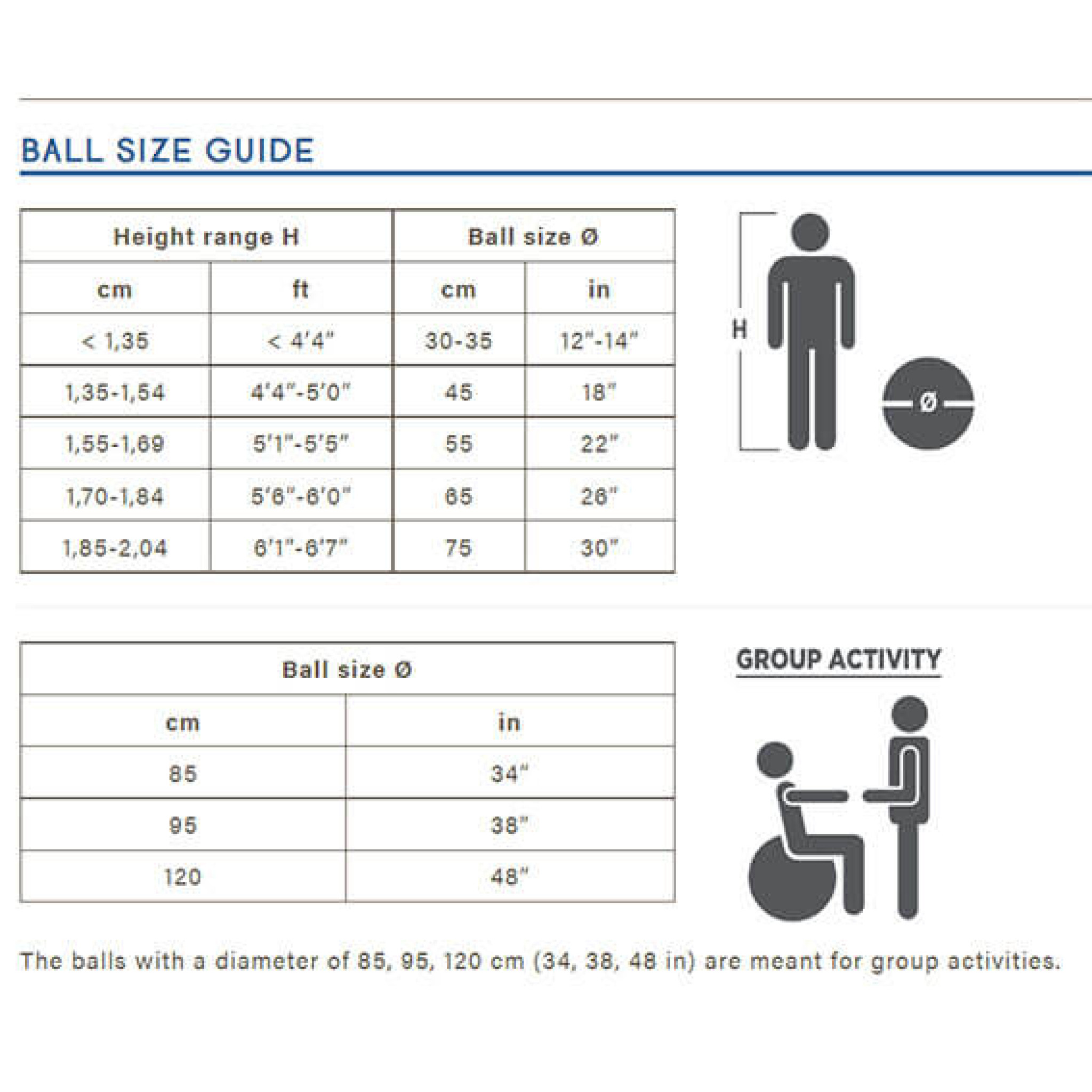 Gymnic Classic Swiss Ball - All Sizes | Access Health