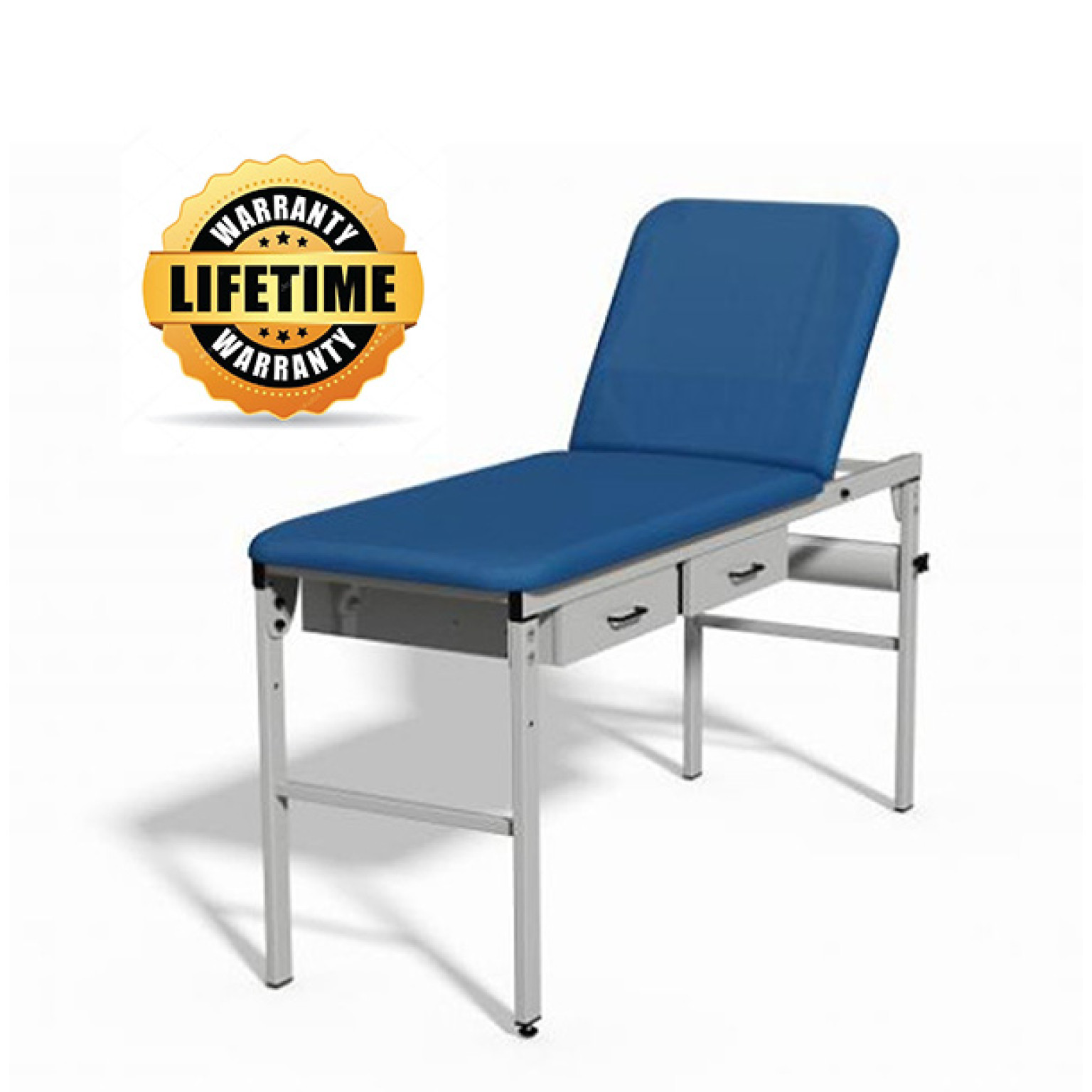 Plinth Medical – 112 Fixed Height Metal Practice Couch with Drawers ...