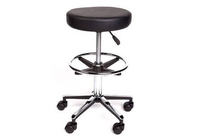 Access Premium Round Stool with Foot Ring and Gas Lift - Various ...