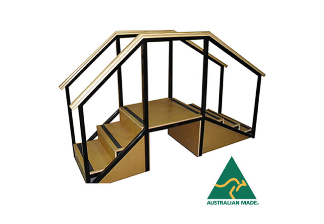 Access Rehab Straight Stairs with Timber Handrails - Customised ...