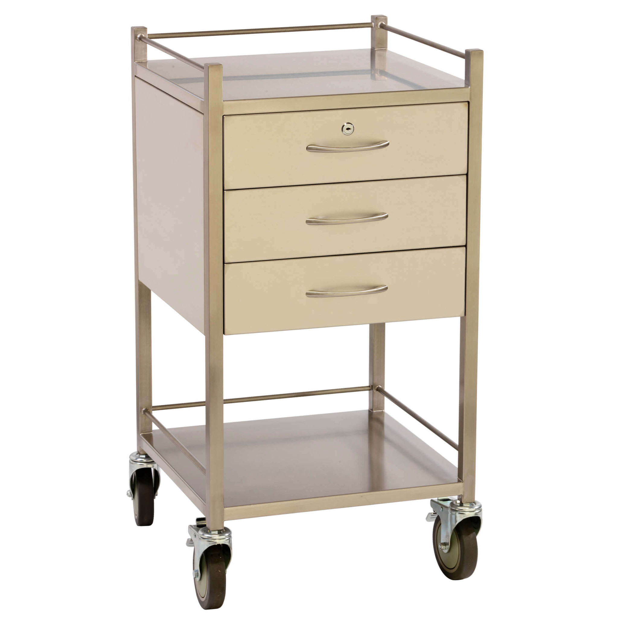 Stainless Steel Resuscitation Trolleys - All Sizes - 4 Half Drawers ...