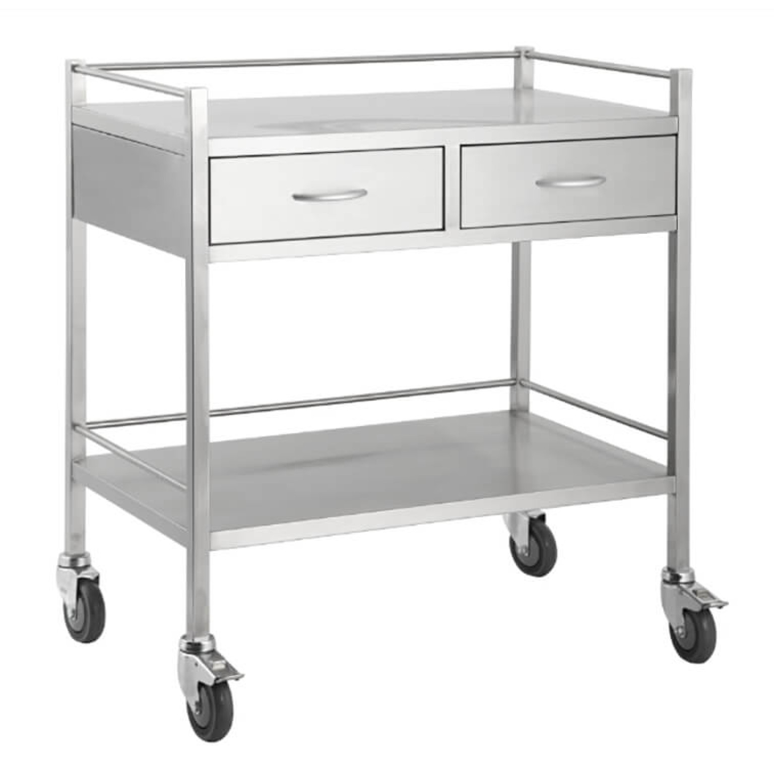 Stainless Steel Resuscitation Trolleys - All Sizes - 4 Half Drawers ...